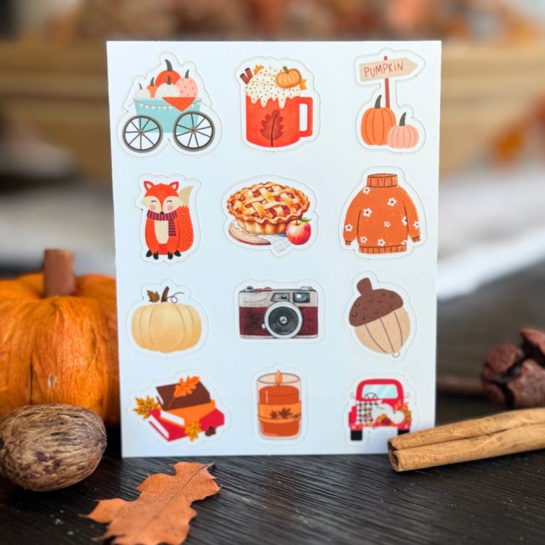 Autumn Edition | Positive Affirmations Coloring Cards | Hilary Weeks